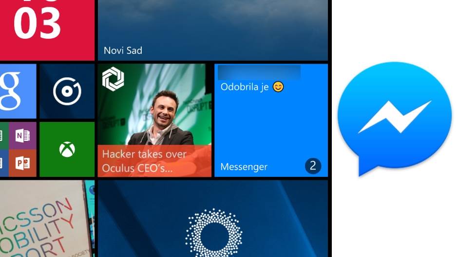 Messenger Windows 10 Mobile aplikacija | Tech | Platforme