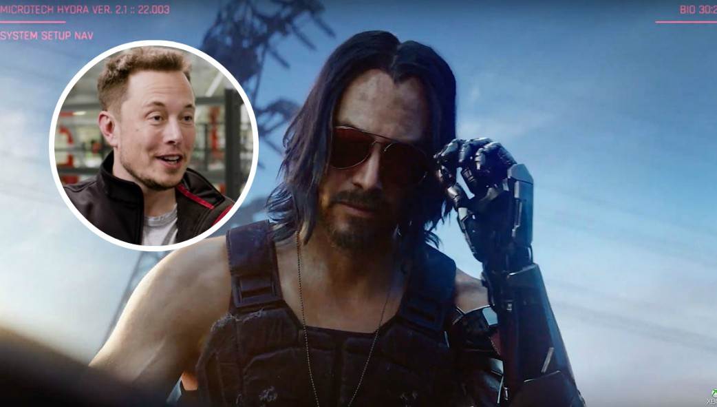 cyberpunk 2077 elon musk keanu reeves hideo kojima | Tech | Gaming
